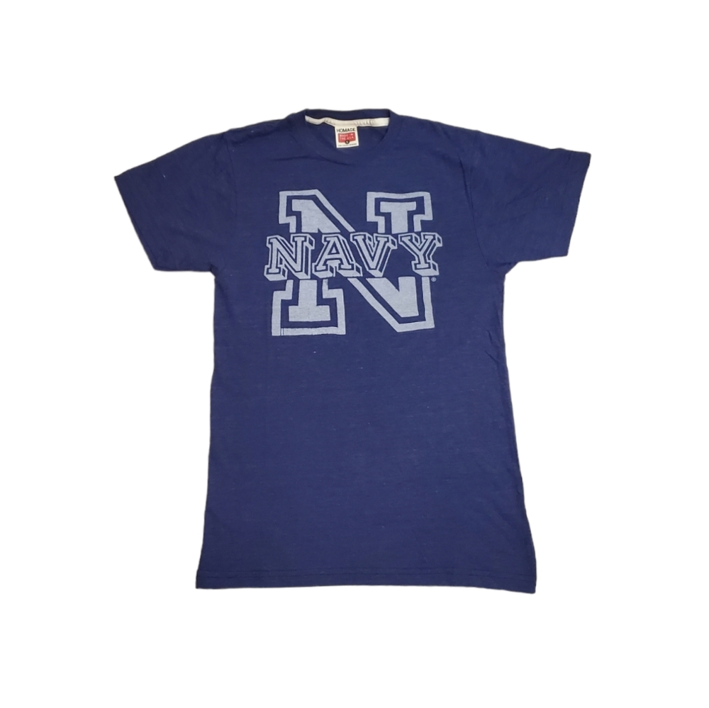 Rare Old School Homage Navy Tee - Gem
